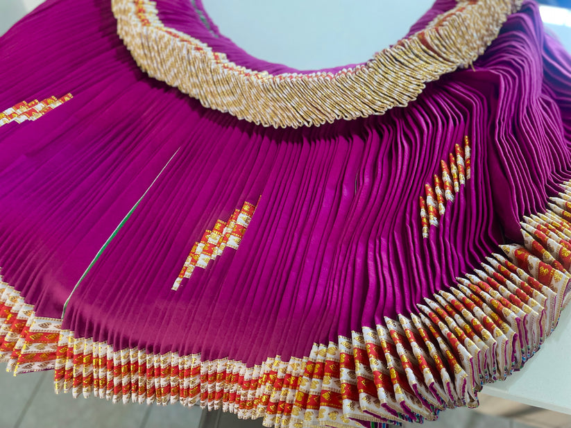 Berry Pink Ribbon Xibelani – Tsonga Brides