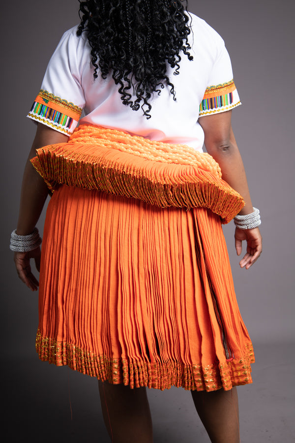 Waist Beads : Orange – Tsonga Brides